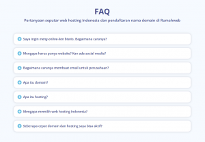 Apa Itu FAQ? Arti, Fungsi, dan Cara Membuatnya - Rumahweb