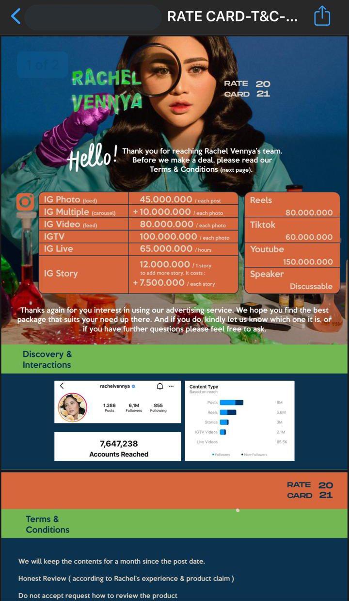 Apa Itu Rate Card Arti Contoh Dan Cara Membuatnya