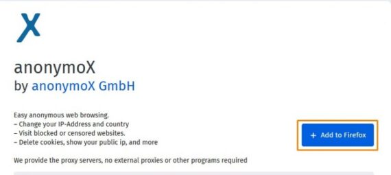 Anonymox: Definisi Hingga Cara Install di Firefox dan Chrome